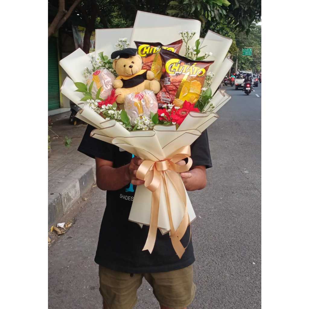 Jual SNACK BUKET - BUKET MAKANAN - BUKET CUSTOM - SNACK BOUQUET ...