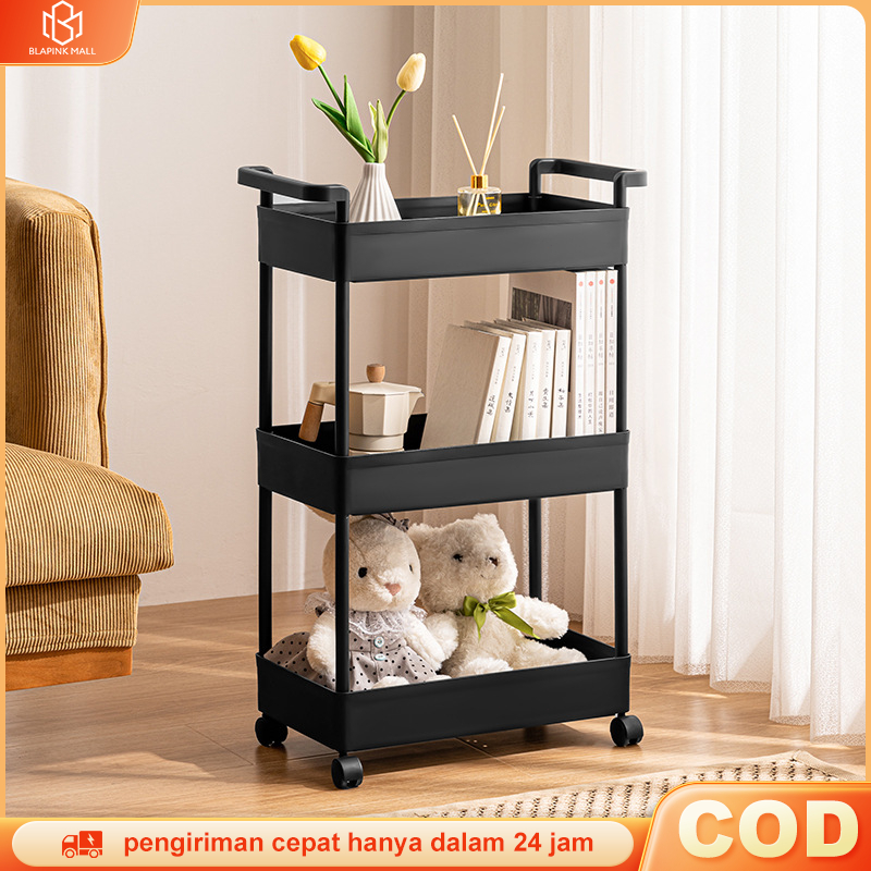 Jual Rak Susun Roda Rak Troli Besi Rak Dapur Serbaguna Rak Penyimpanan ...