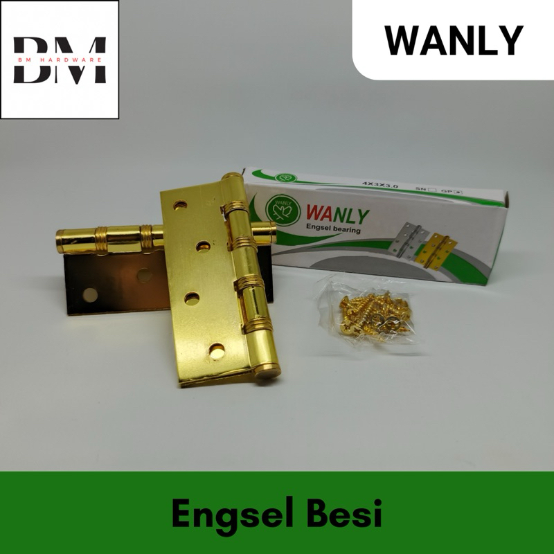 Jual Engsel Besi WANLY 5” x 3” x 3mm 1 Pasang | Shopee Indonesia