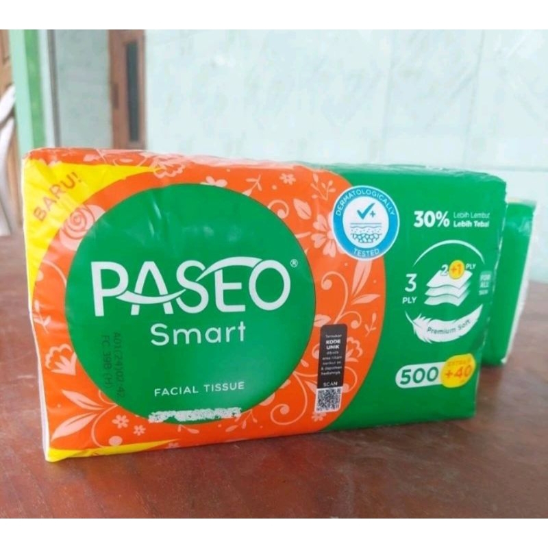 Jual Tissu Paseo 500+40 sheet Play Premium soofe | Tisu Murah| tisue ...