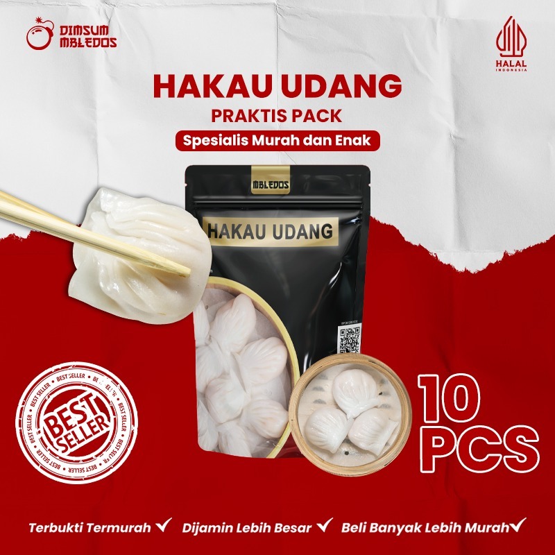 Jual Dimsum Hakau Isi 10 Pcs - Frozen Food Halal Mbledos Super Premium ...