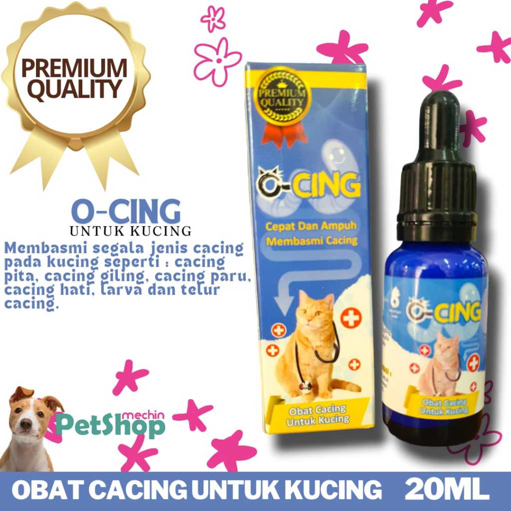 Jual OBAT CACING UNTUK KUCING O-CING 20ML | Shopee Indonesia