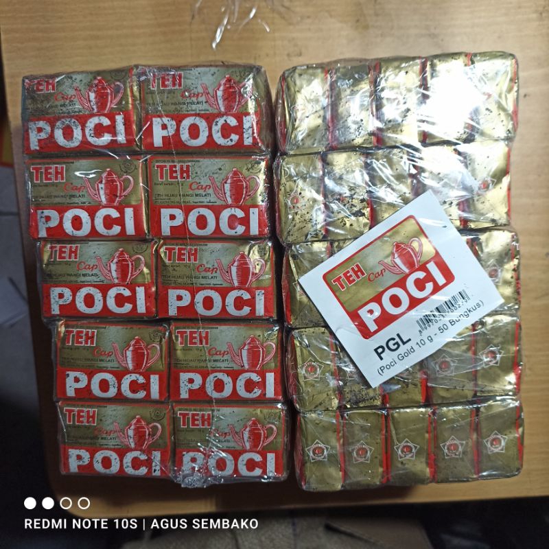 Jual 1 bal teh cap poci gold premium 50 pcs (BELI 4 GROSIR) | Shopee ...