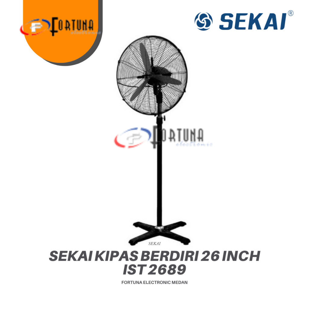 Jual SEKAI STANDFAN INDUSTRIAL 26 INCH IST 2689 KIPAS ANGIN SEKAI MEDAN ...