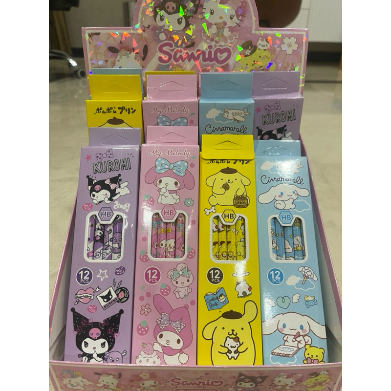 Jual KUMA STORE PENSIL HB SANRIO ISI 12 PCS ( 1 PACK ) / pensil sanrio ...