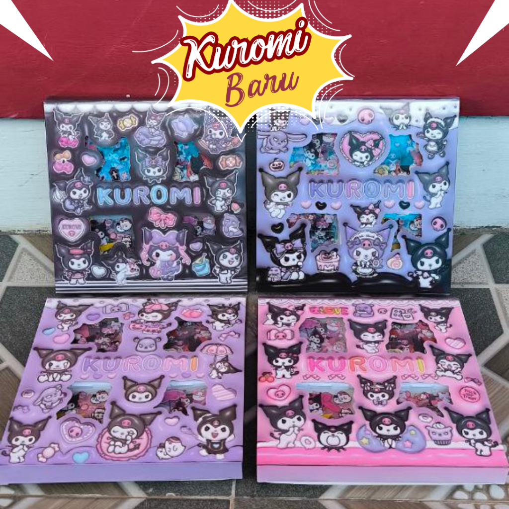 Jual STIKER SANRIO KUROMI CINNAMOROLL MY MELODY ISI 100 LEMBAR STICKER ...