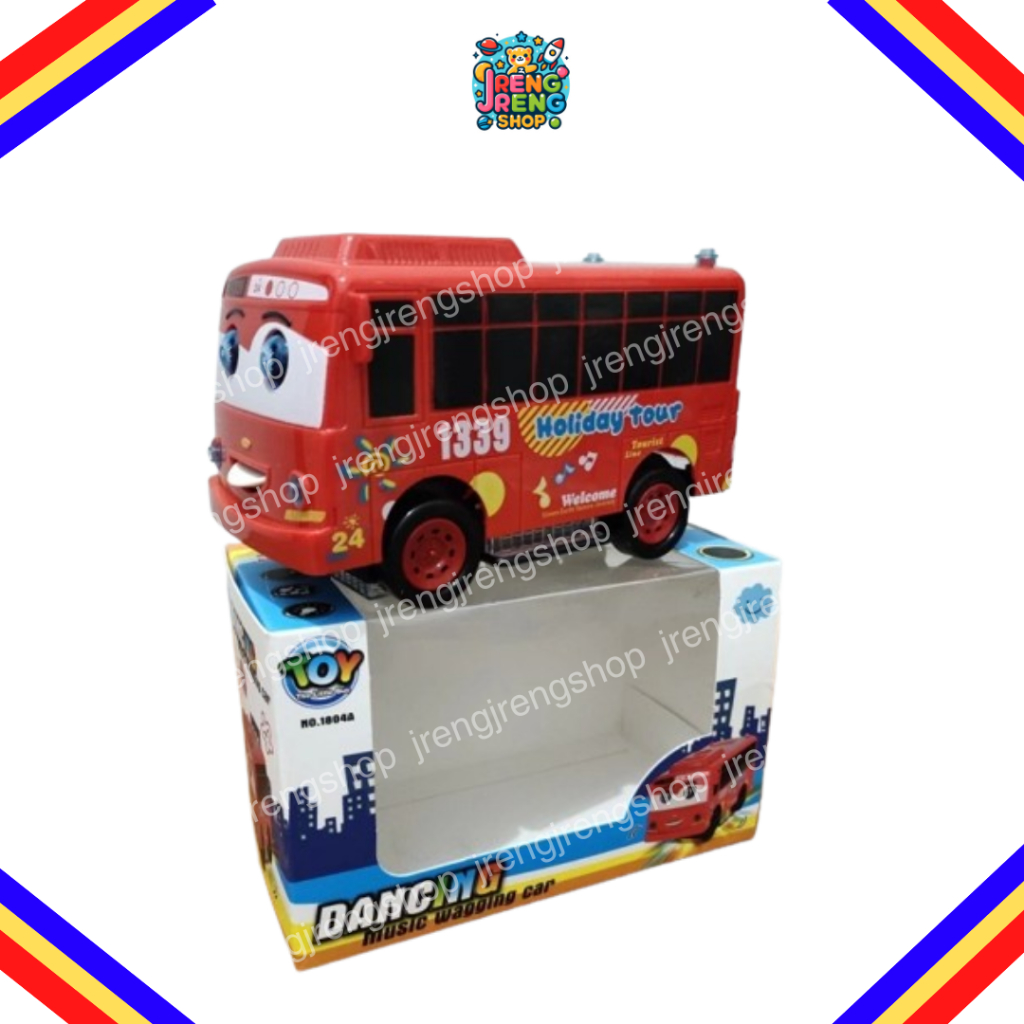 Jual Mainan Anak Bus Tayo Dancing Lampu dan Bunyi Bump n Go Bis | Shopee Indonesia