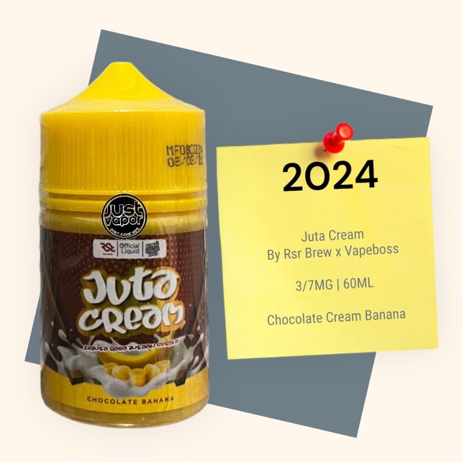 Jual JUTA CREAM V2 CHOCOLATE BANANA 60ML 3MG 7MG BY RSR BREW LIQUID ...