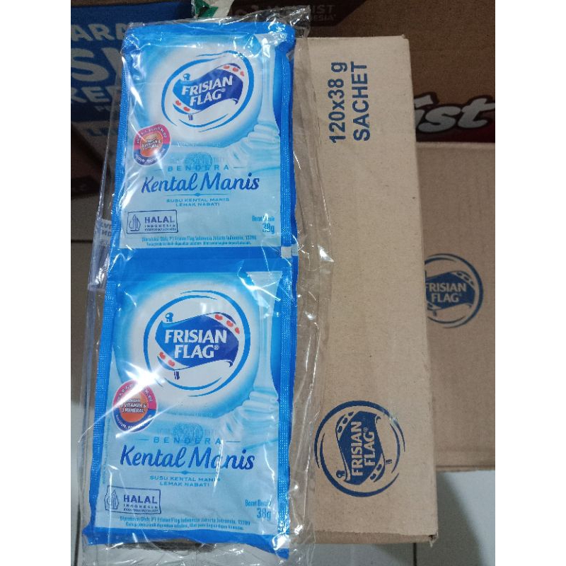 Jual 1 Pak SKM Frisian Flag Sachet / Susu Bendera 1 Pak Isi 6pcs ...