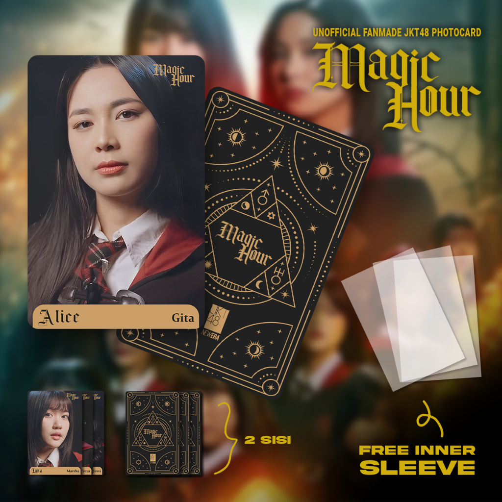 Jual PC Photocard JKT48 MAGIC HOUR Unofficial Fanmade Zee - Shani - Christy - Adel - Michie ...