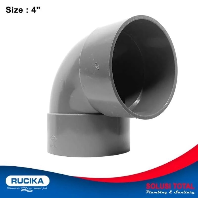 Jual Elbow Keni Knee Kenie Knie PVC Rucika D 4 Inchi | Shopee Indonesia