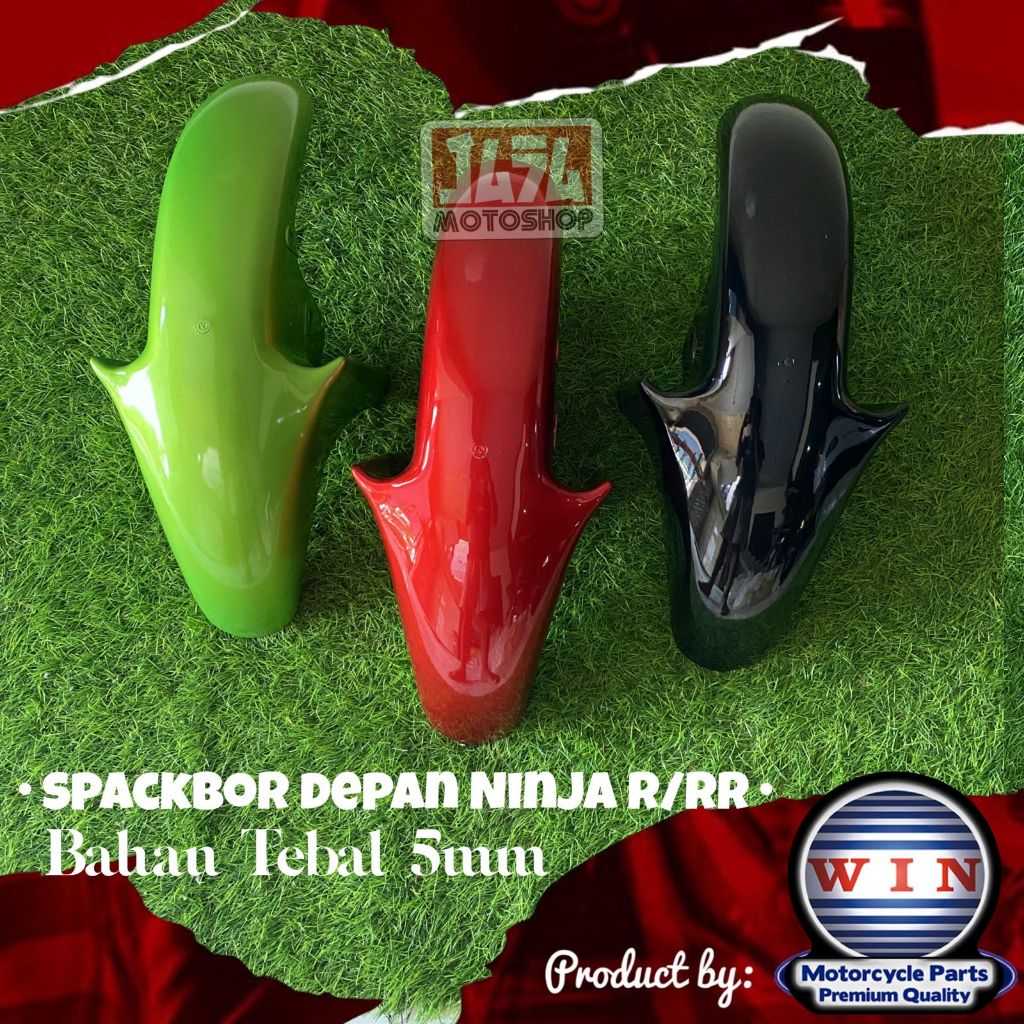 Jual SLEBOR/SPACKBOR DEPAN NINJA R/RR MURAH BAHAN TEBAL 5MM | Shopee ...