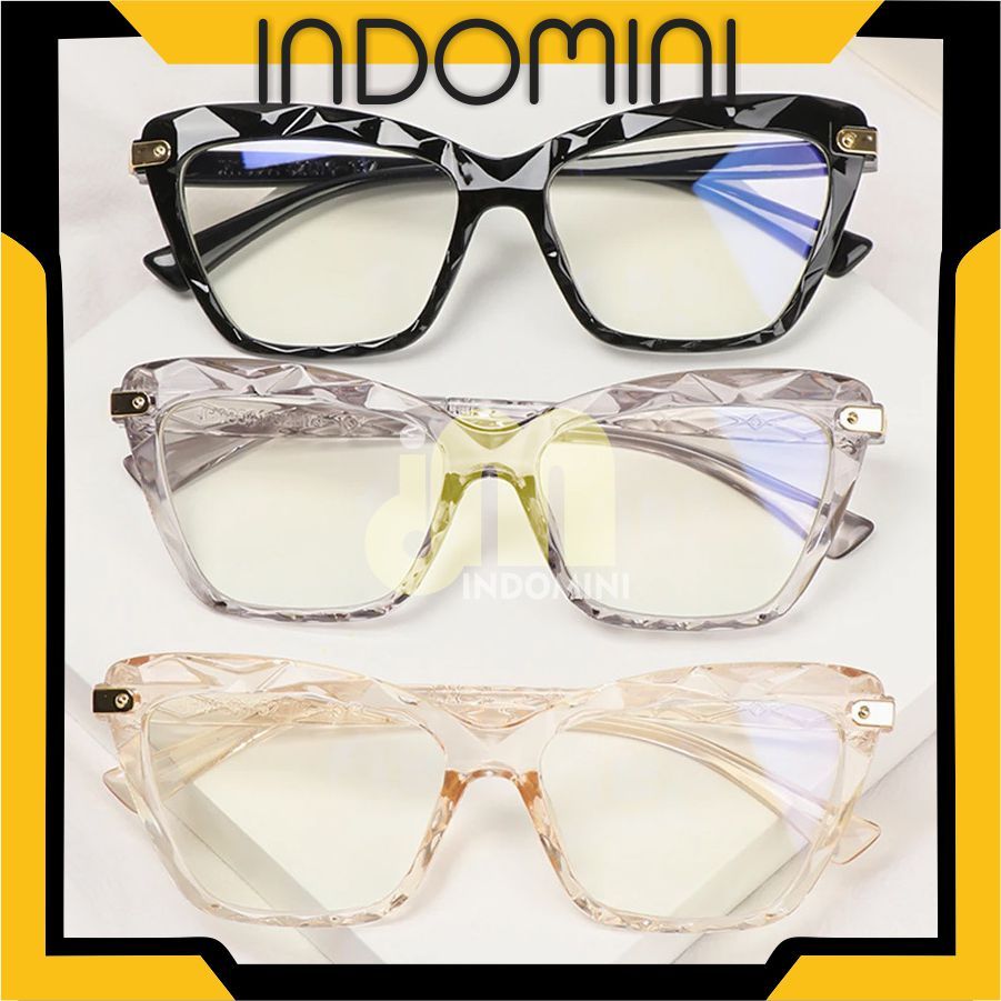 Jual INDOMINI kacamata anti radiasi sinar hp & komputer import model krystal G052 | Shopee Indonesia