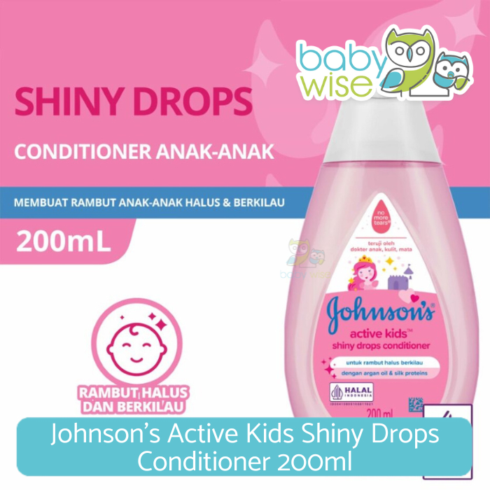 Jual Johnson's Active Kids Shiny Drops Conditioner 200ml - Kondisioner ...