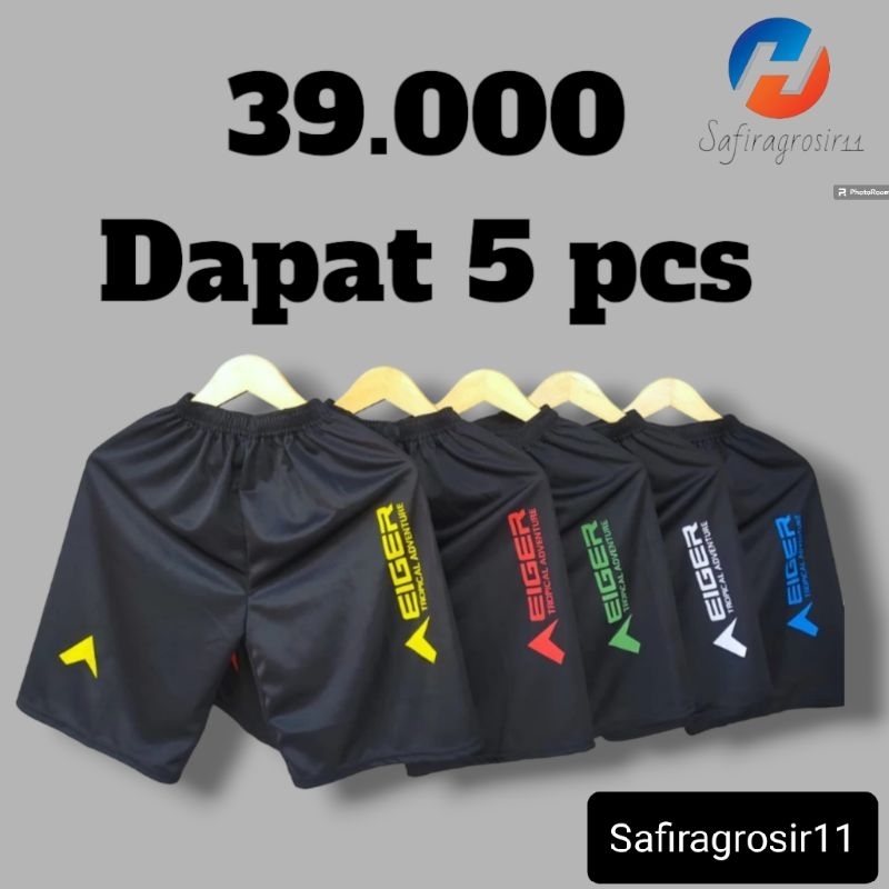 Jual promo obral celana pendek termurah 39.000 (5 pcs) celana unisex ...