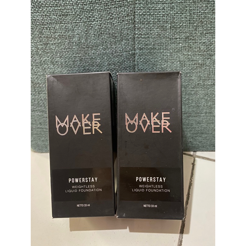 Jual MAKE OVER POWERSTAY 24H Weightless Liquid Foundation | Shopee ...