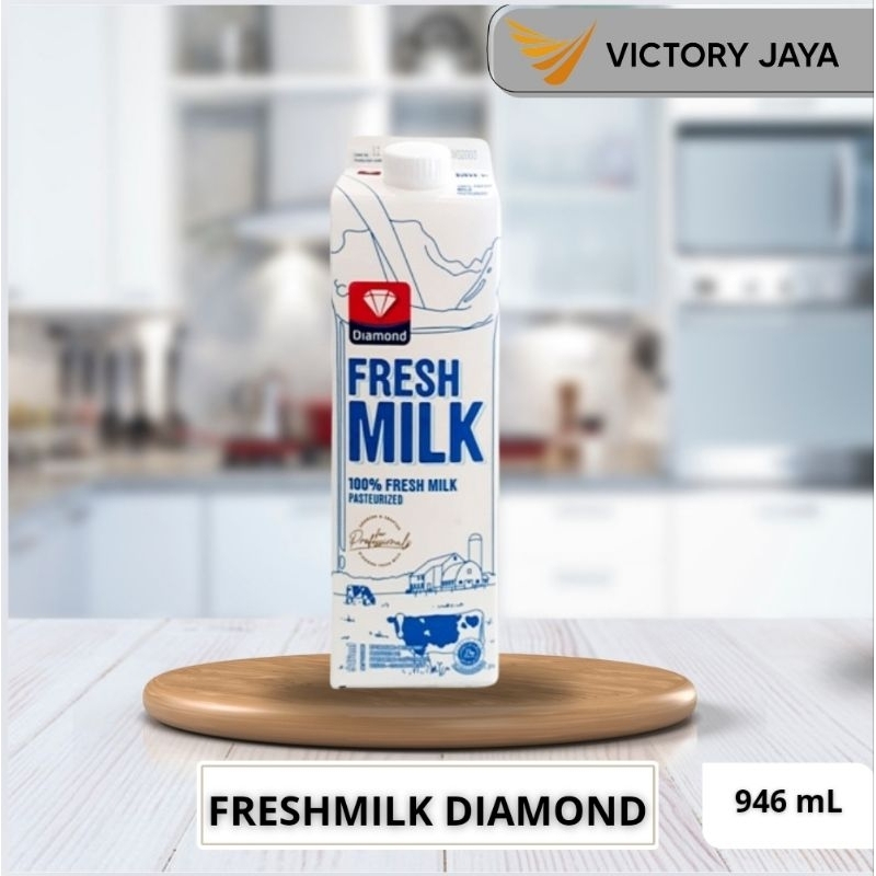 Jual FRESHMILK DIAMOND PLAIN 946 ml | Shopee Indonesia