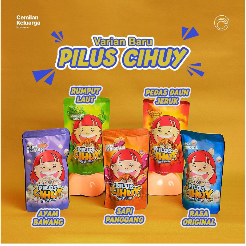 Jual Cemilan Viral Pilus Cihuy (50gr) | Shopee Indonesia