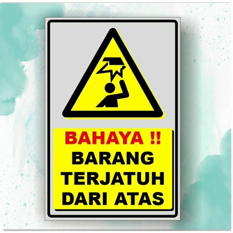 Jual stiker bahaya barang jatuh dari atas | Shopee Indonesia