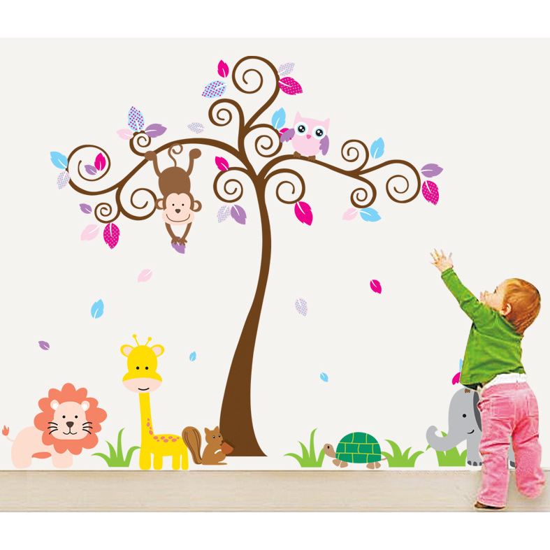 Jual AURA - Wallsticker Dinding Ukuran Besar / Wall Sticker Pohon Owl ...