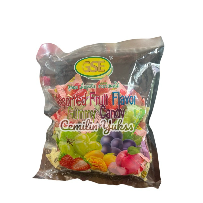 Jual GSE Assorted Fruit Flavour Gummy Candy 500g Permen Jeli Aneka Rasa ...