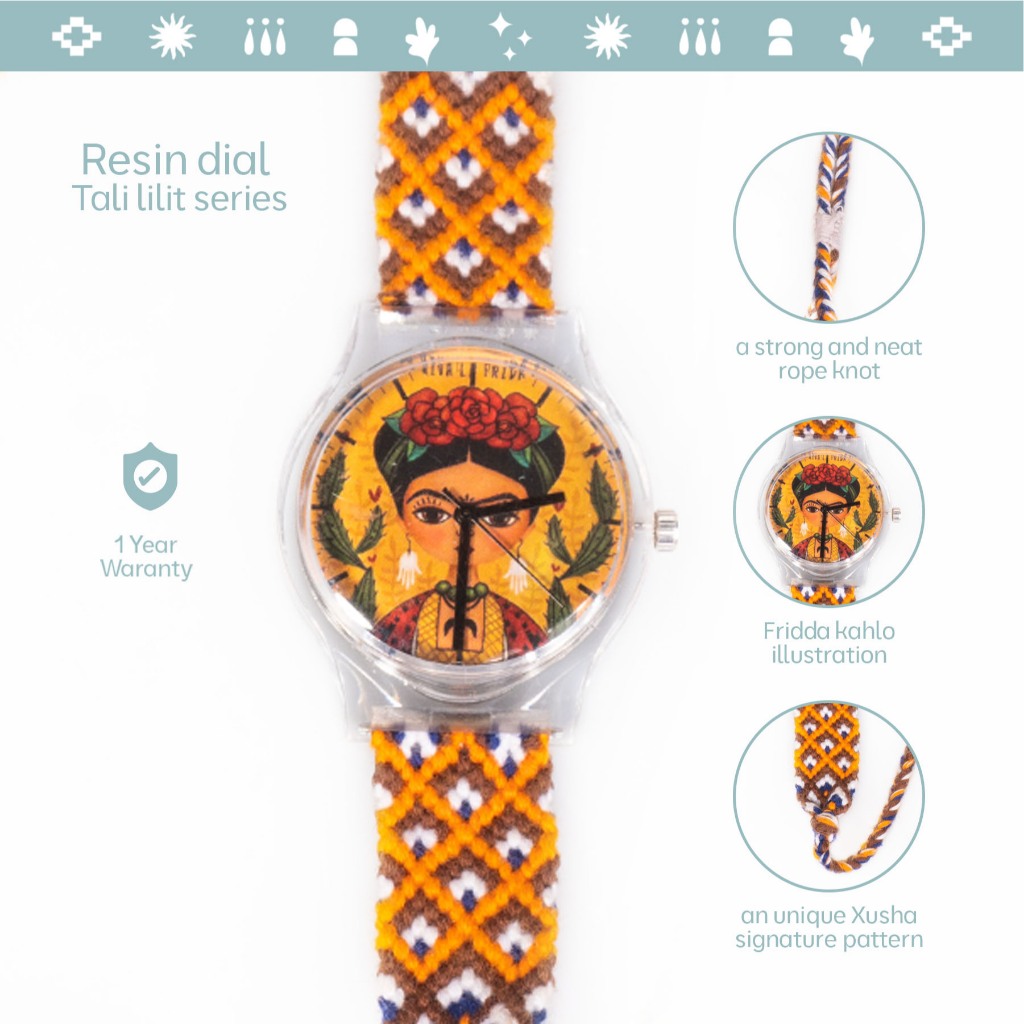 Jual Xusha Handmade Naraga | Jam tangan Macrame Watch Resin Tali Lilit ...