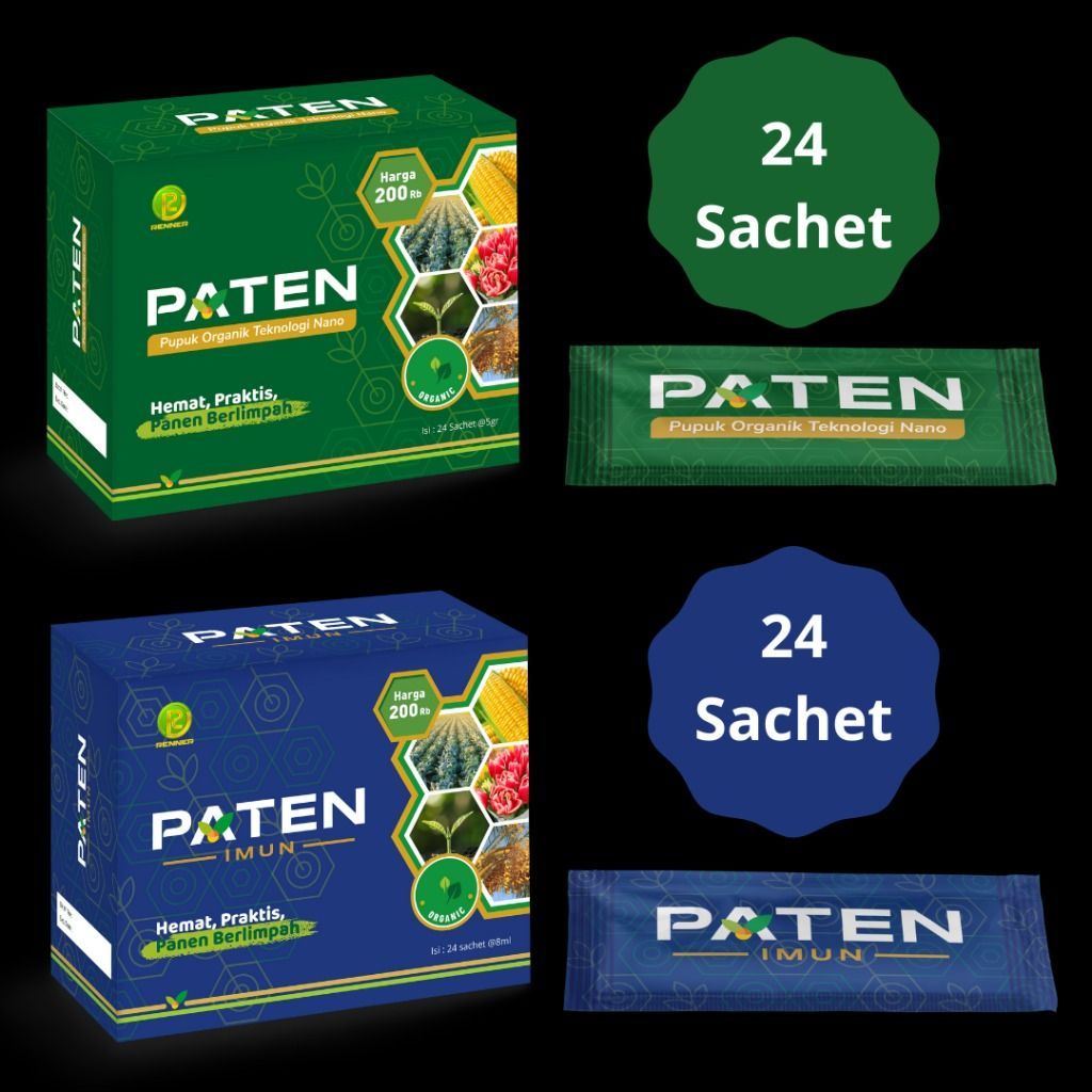 Jual PUPUK PATEN DAN PATEN IMUN 1 BOX ISI 24 SACHET UNTUK SEGALA JENIS ...