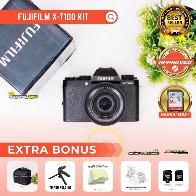 Jual FUJIFILM XT100 FUJIFILM XT-100 LENSA KIT FUJIFILM X-T100 BUKAN XT200 BUKAN XT10 BUKAN XT20 ...