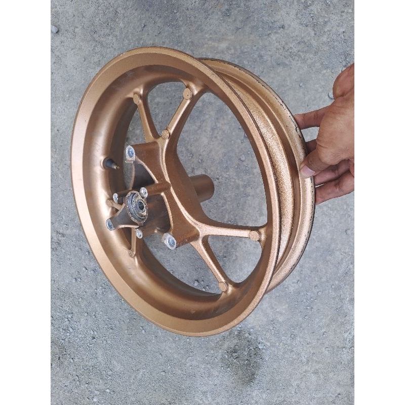 Jual velg pelek roda racing depan yamaha new NMAX nmax115 brown coklat ...