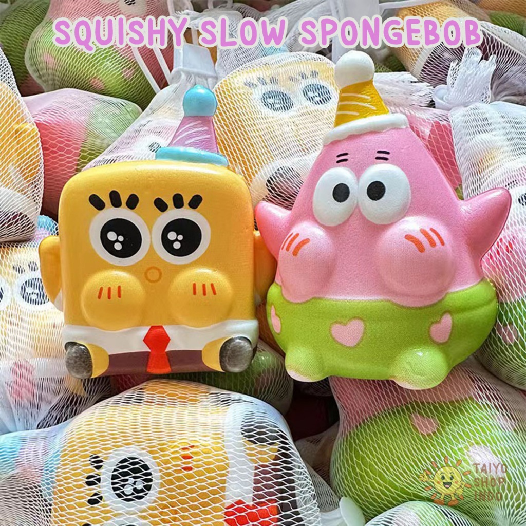 Jual TAIYO Squishy Slow Spongebob Patrick Sanrio Karakter Squisi Pencet ...