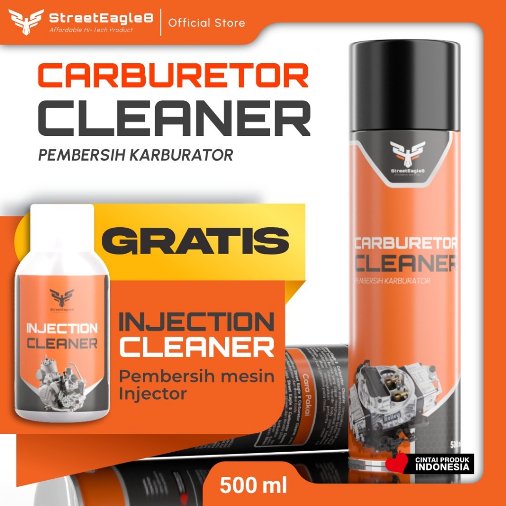 Jual PAKET! Karburator Cleaner 500ml & Injection Cleaner 60ml Bundling ...