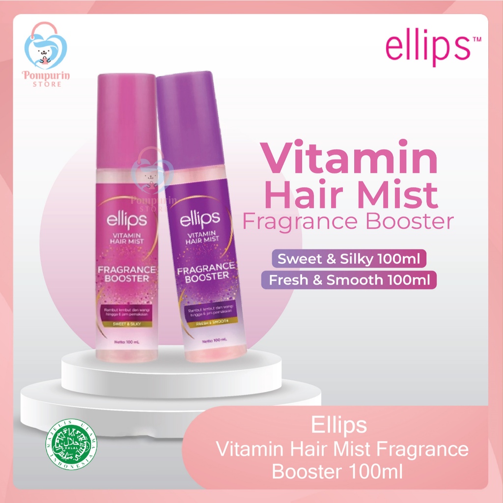 Jual Ellips Vitamin Hair Mist Fragrance Booster 100ml - Fresh & Smooth ...