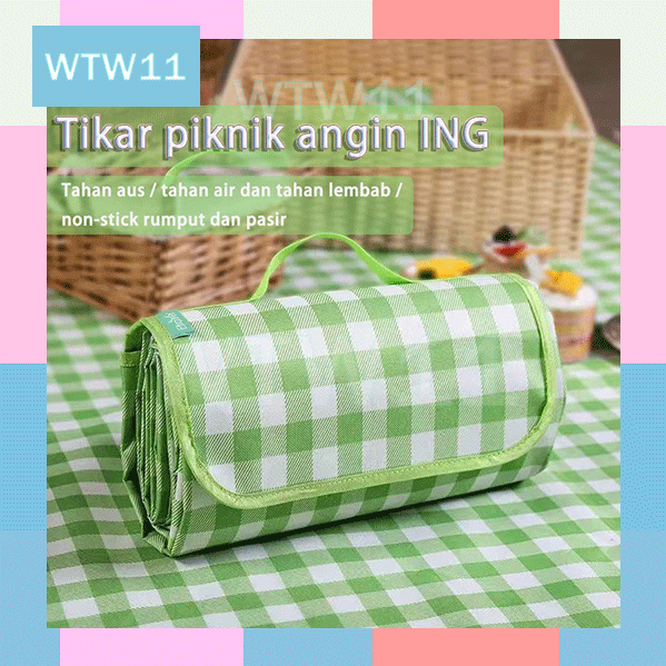 Jual WTW 300*200cm Tikar Lipat/Tikar Piknik/ Alas Piknik /Tikar Pantai Anti Air | Shopee Indonesia