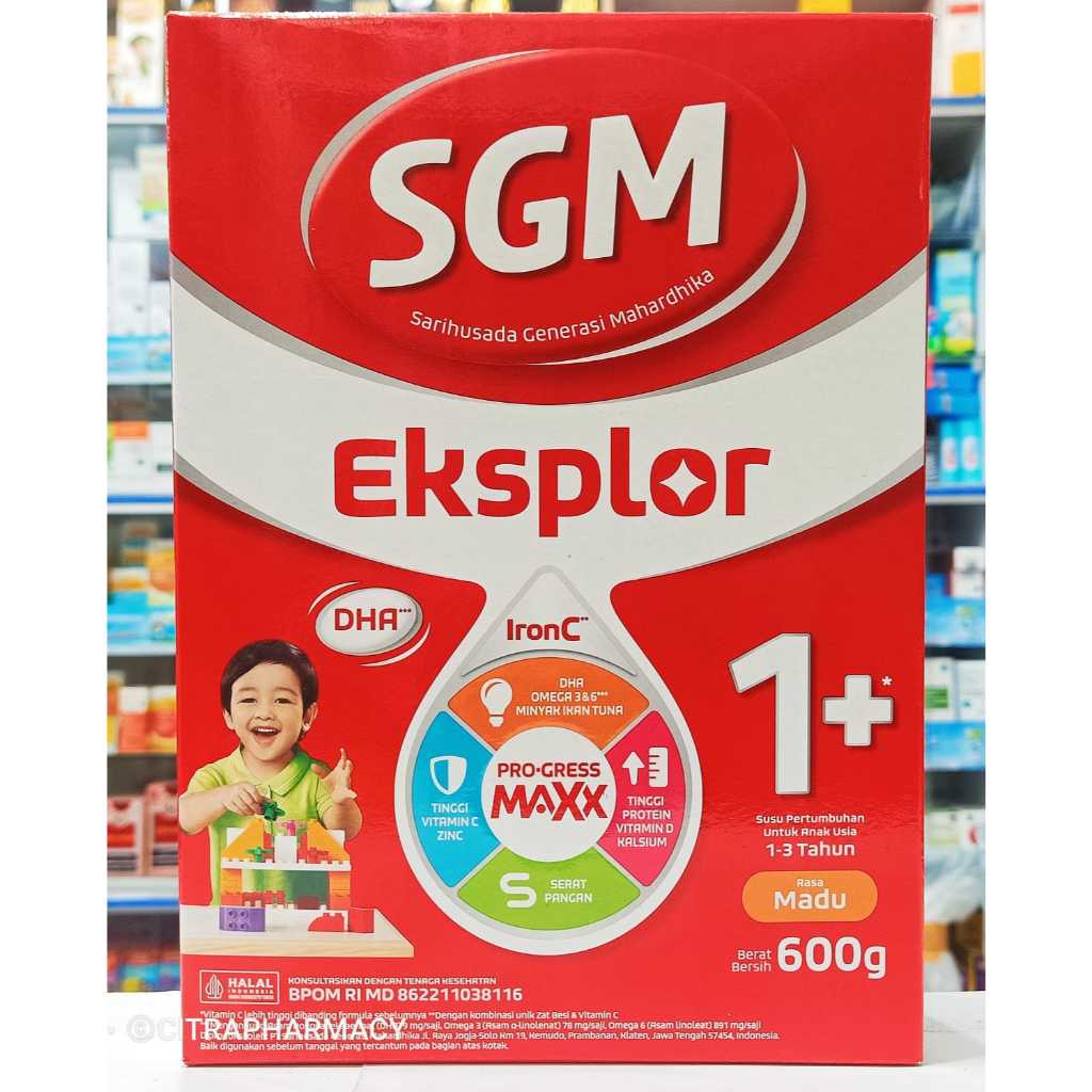 Jual SGM 𝐄𝐤𝐬𝐩𝐥𝐨𝐫 𝟏+ (𝟏-𝟑 𝐓𝐚𝐡𝐮𝐧) 𝟔𝟎𝟎𝐆𝐑 - Susu Formula untuk Anak Tetap ...