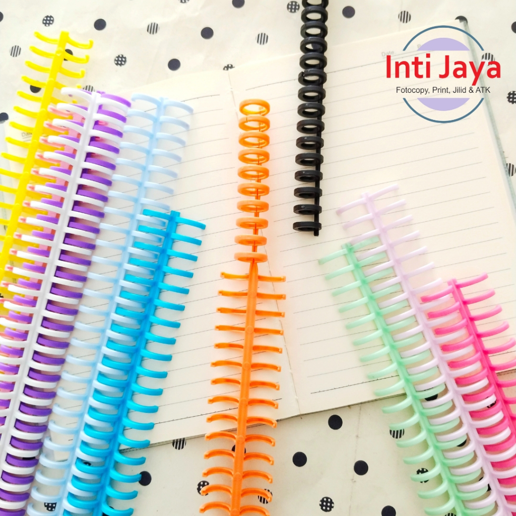 Jual Ring Binder Spiral Binding Spiral Plastik Warna | Shopee Indonesia
