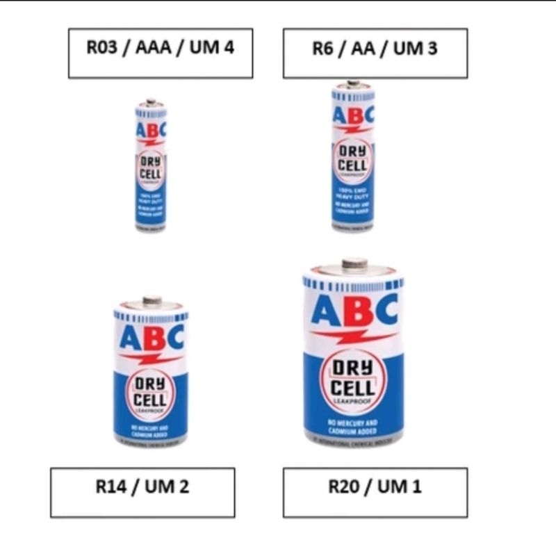 Jual baterai ABC dry cell | Shopee Indonesia
