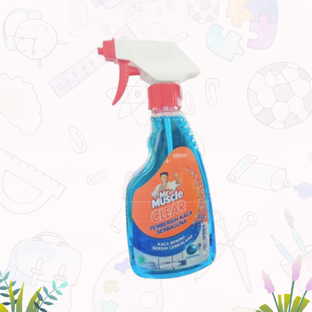 Jual Mr Muscle Pembersih Kaca/ Mr. Muscle Clear Glass Liqiuid Blue ...