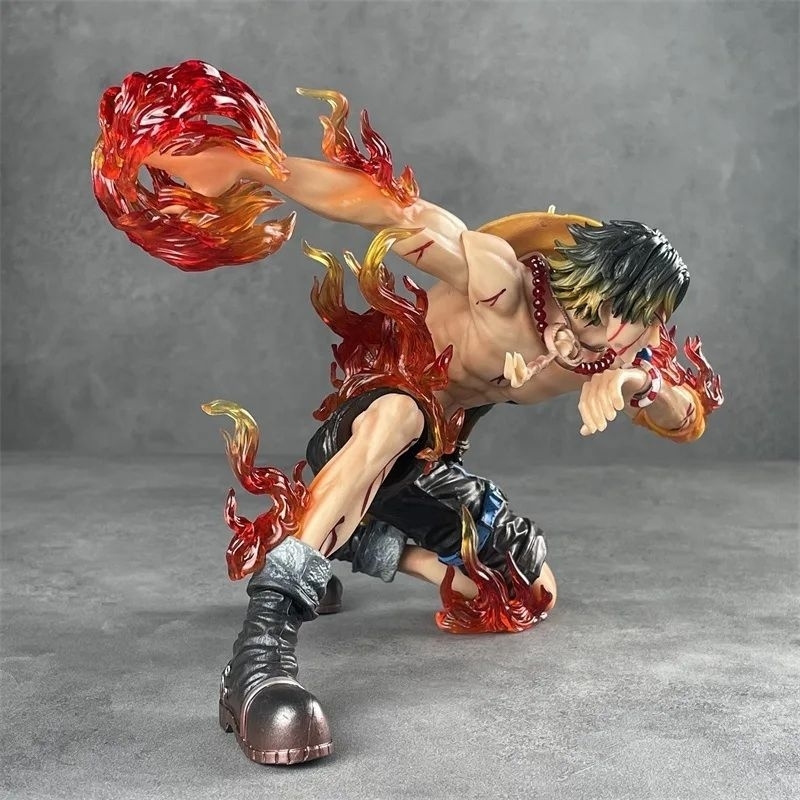 Jual Action Figure Portgas D Ace Fire Fist GK Statue Collection One ...