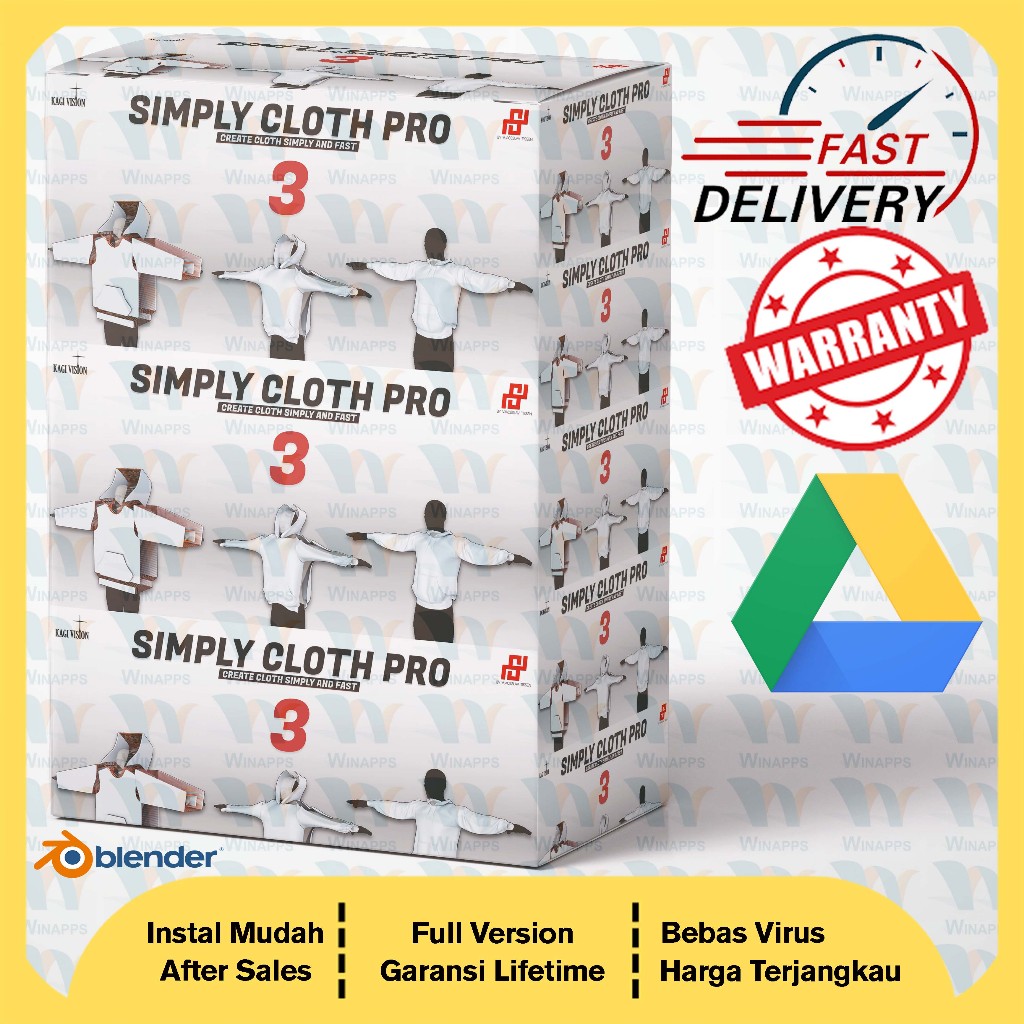 Jual Simply Cloth Studio for Blender 3D | Shopee Indonesia