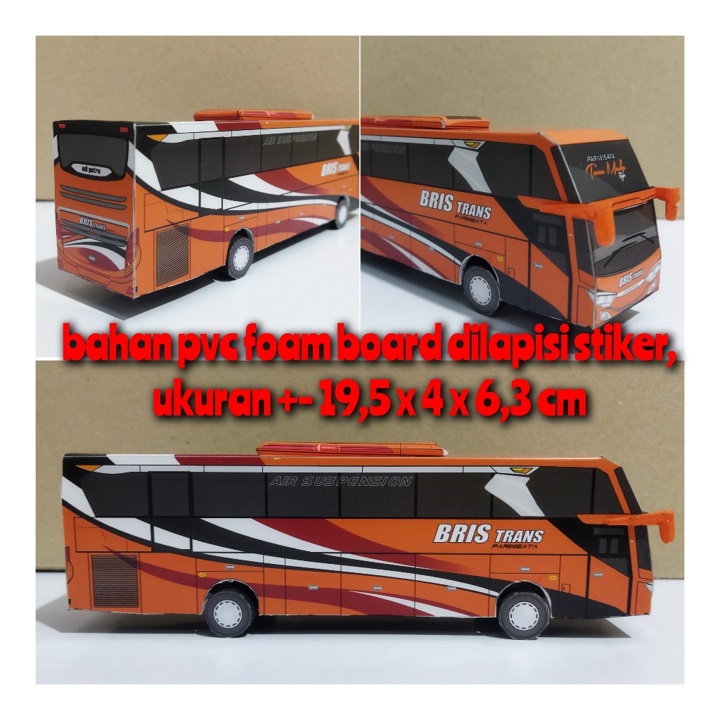 Jual Miniatur Bus Bris Trans Tuan Muda | Shopee Indonesia