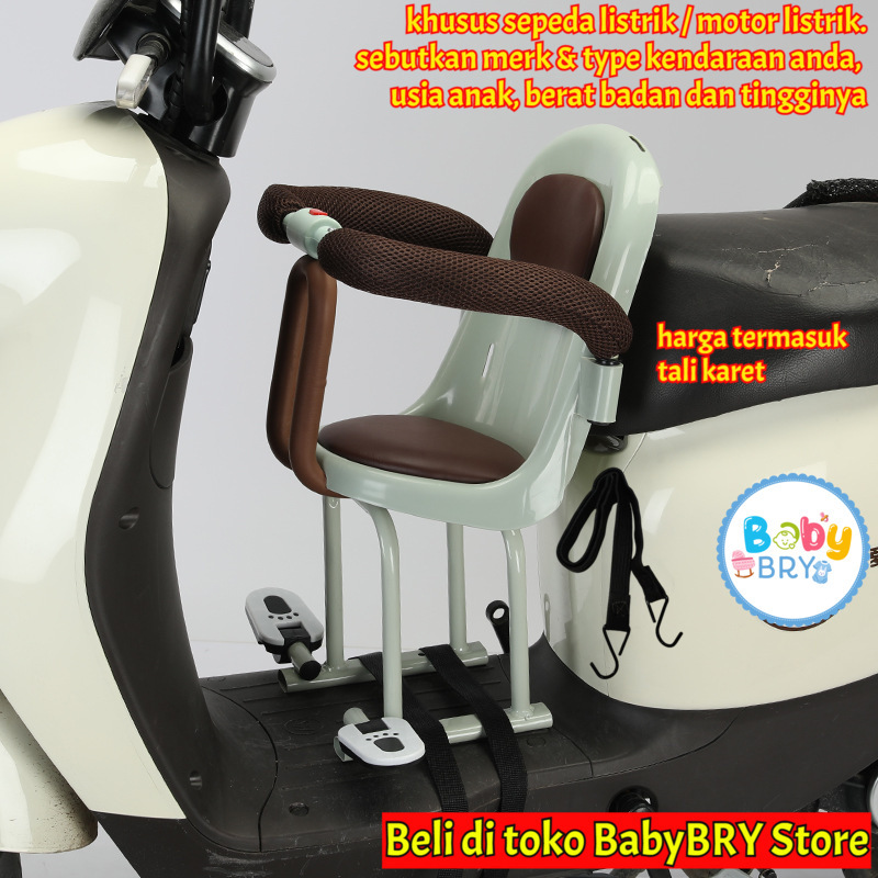 Jual KURSI BONCENG DEPAN ANAK SEPEDA LISTRIK MOTOR LISTRIK SKUTER ...