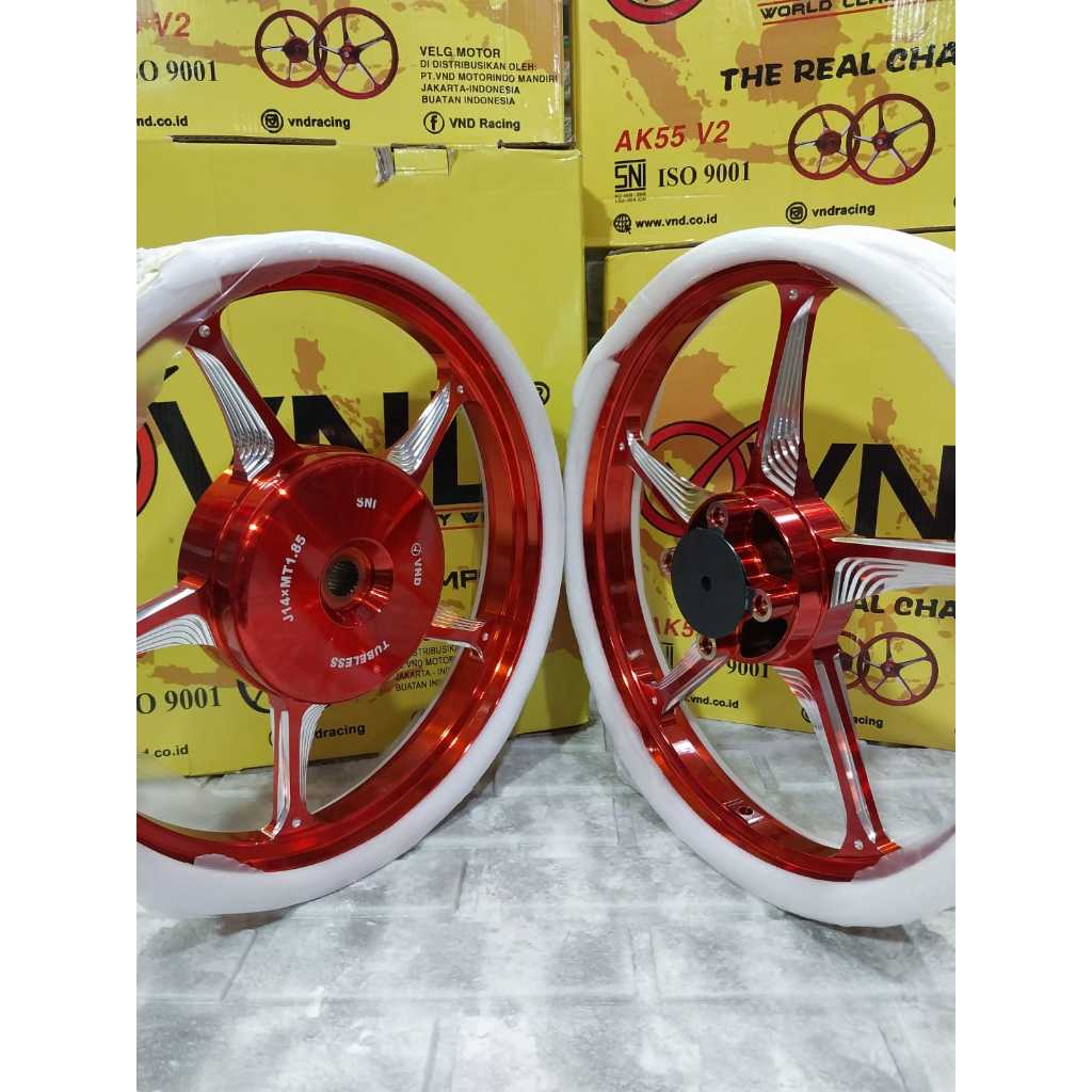 Jual VELG RACING VND AK 55 PALANG 5 BEAT VARIO 110 SCOOPY VARIO HARGA SET/SEPASANG | Shopee ...