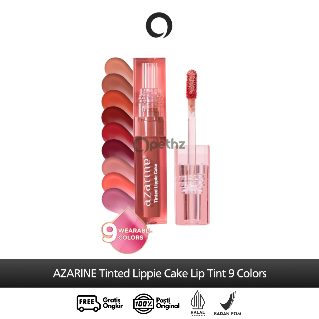 Jual AZARINE Tinted Lippie Cake Lip Tint Long Lasting Hydrating Extra ...