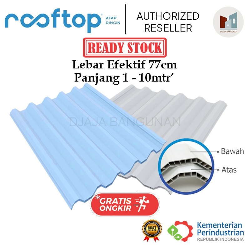 Jual Atap - Rooftop Premium Harga termurah merk ROOFTOP (Ukuran banyak ...