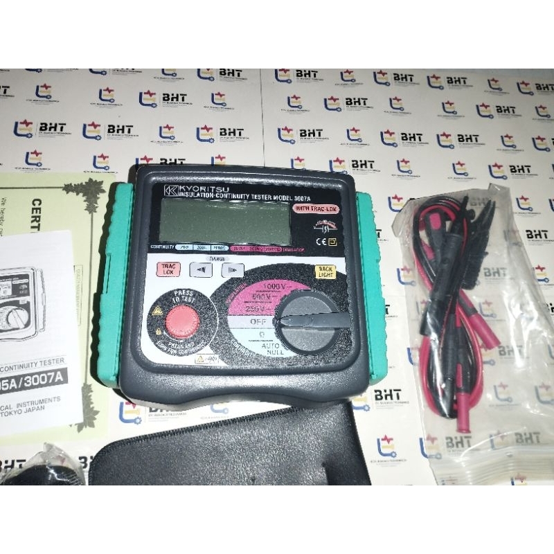Jual KYORITSU 3007A Meger Digital insulation continuity tester Megger ...