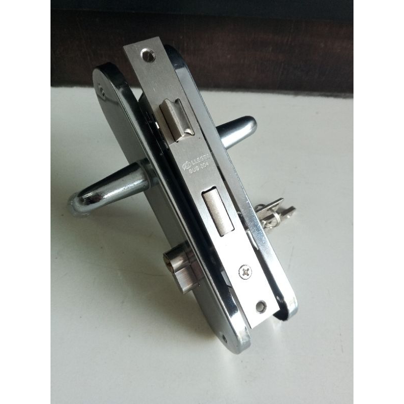 Jual Handle Kunci Pintu Rumah Tanggung Medium Set + Body Kunci 20 cm ...
