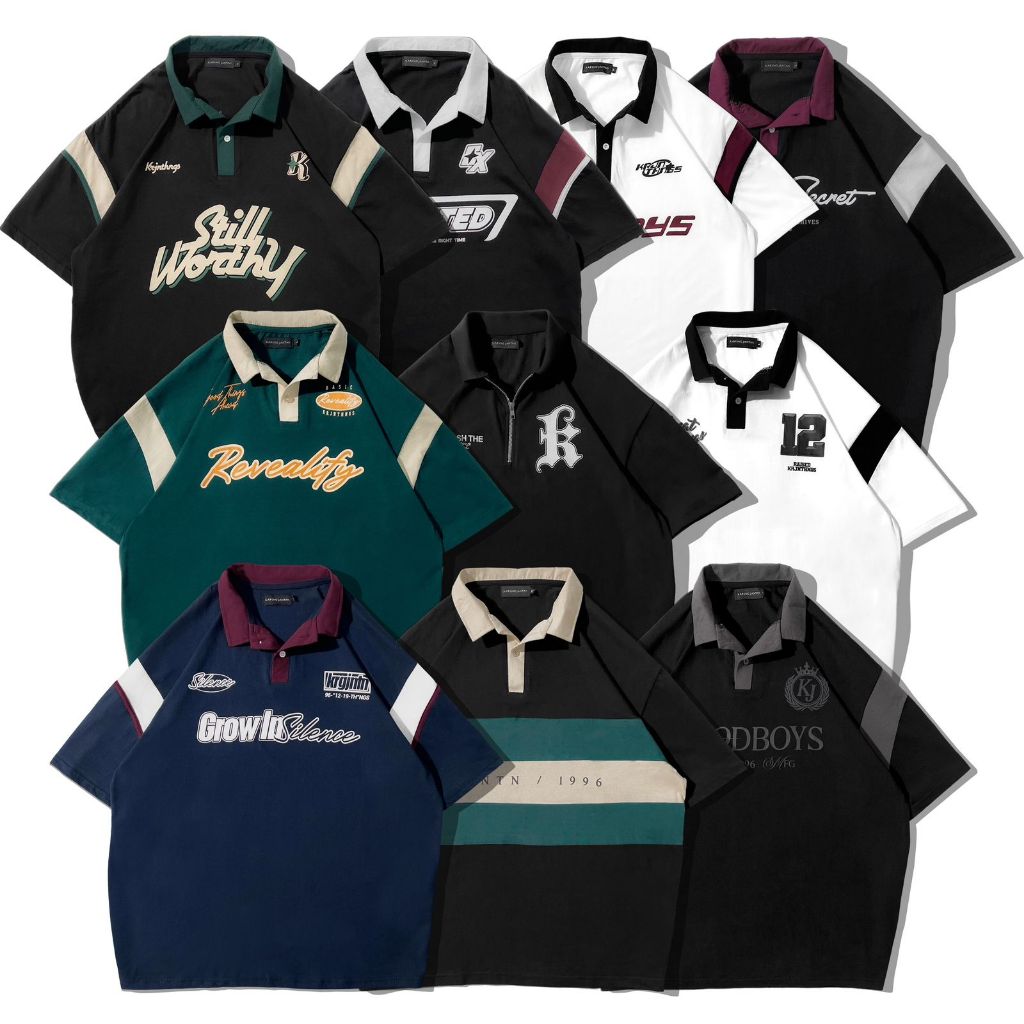 Jual " VOLUME 1 " OVERSIZE RUGBY SHIRT / BAJU RUGBY OVERSIZE | Shopee ...