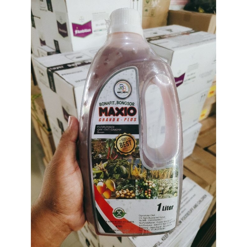 Jual PUPUK CAIR MAXIO GRAND K PLUS ORIGINAL 1LITER | Shopee Indonesia