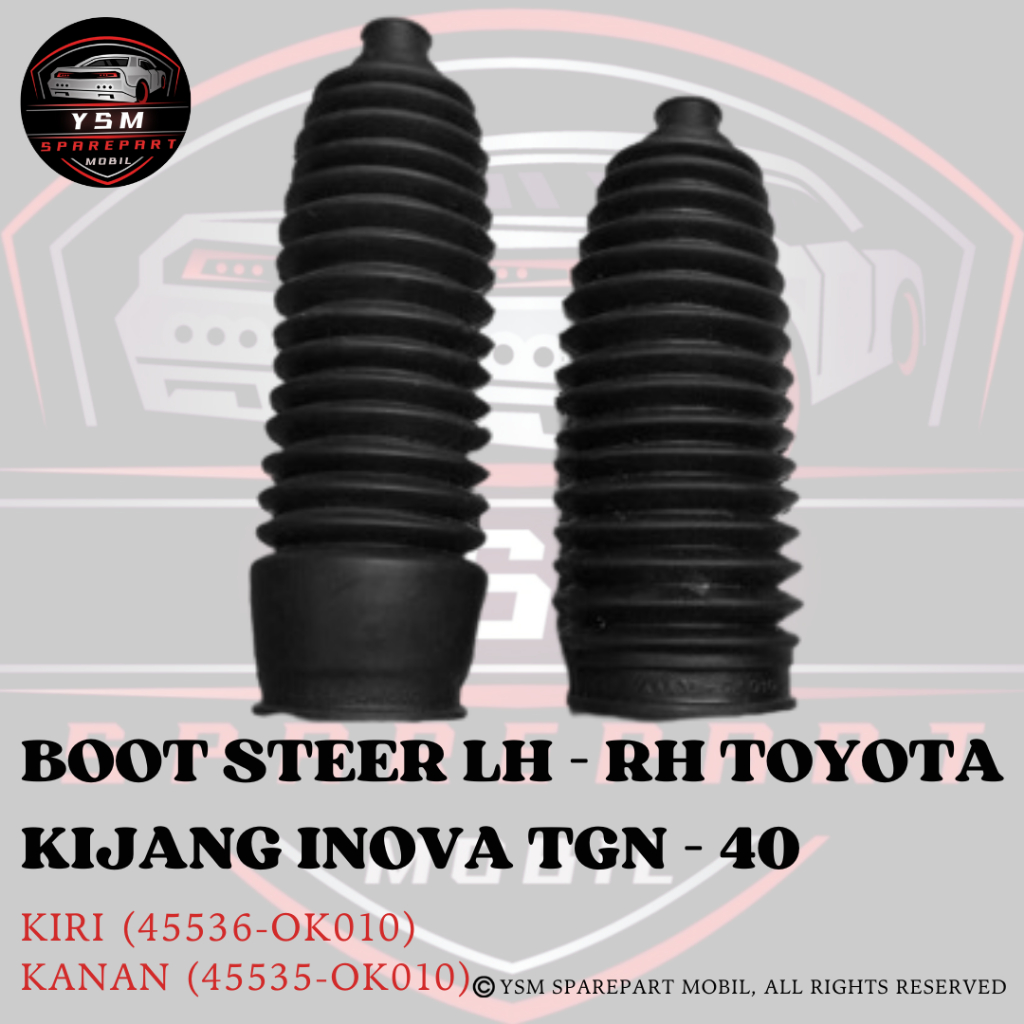 Jual Karet Boot Rack Stir Sterring Rack End Steer Steering Toyota ...