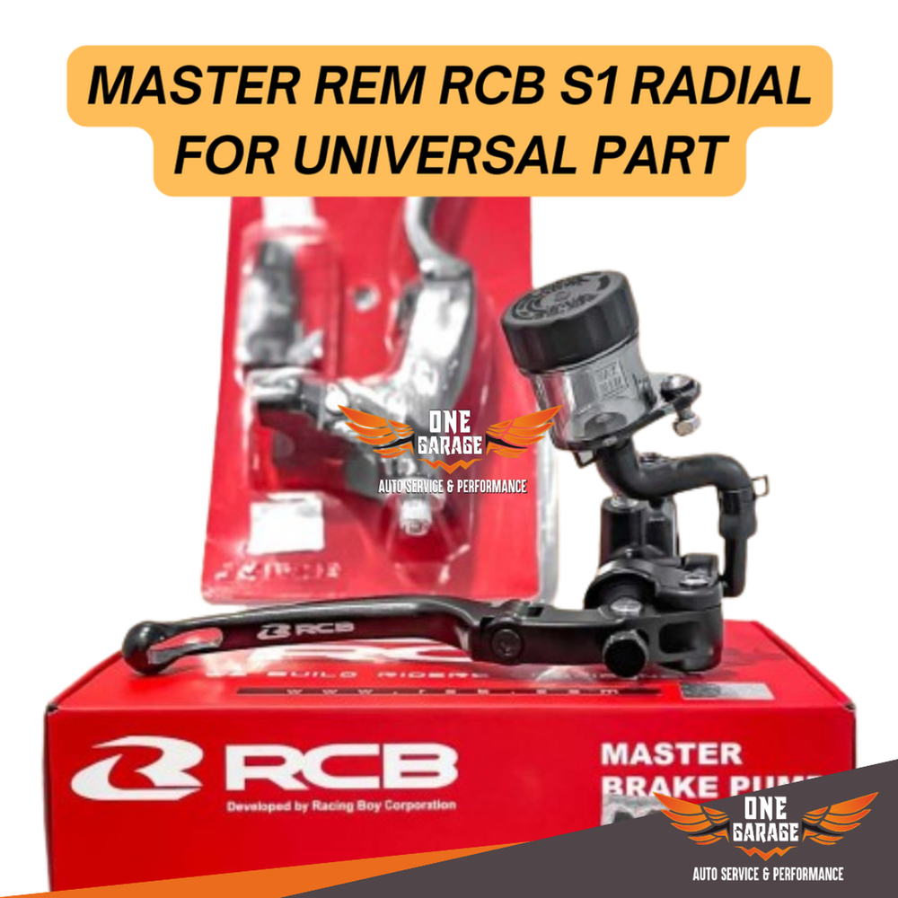 Jual Master Rem Handle RCB S1 Hitam Black Kanan 14MM Original RCB ...